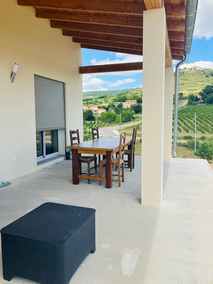 Hébergement Ardèche Sud. Villa Vue Panoramique - Aubenas
