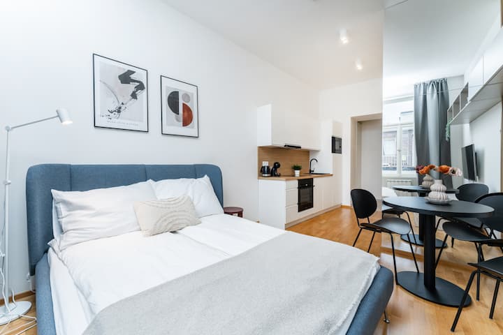 Charles Square Studio Apartment · Parking - Prague