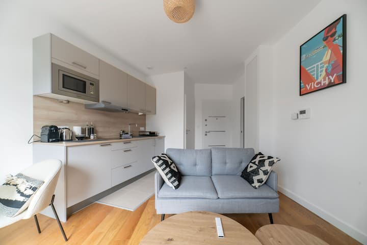 Appartement Design Hyper Centre - Parc Des Sources - Vichy