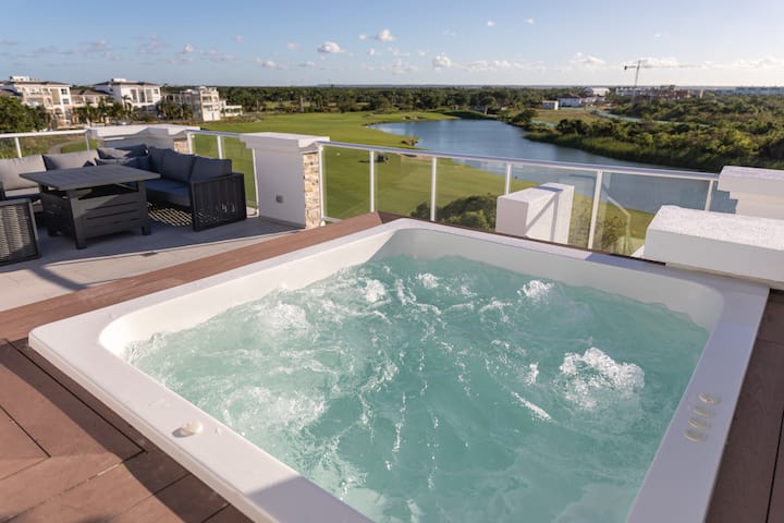 Modern & Relaxing Penthouse Lake And Golf View - Punta Cana