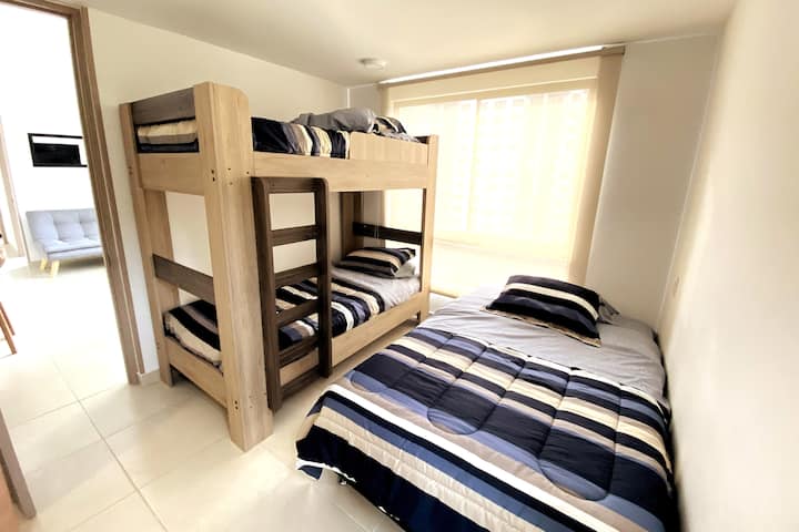 Apartamento Elegante 2 Hab. Wi-fi/psicina/gim - Fusagasugá