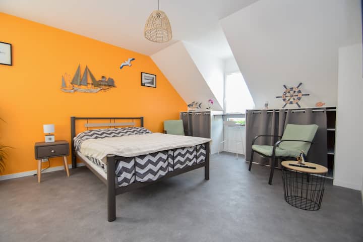 Studio Orange - Agréable Et Entièrement Rénové - Cancale