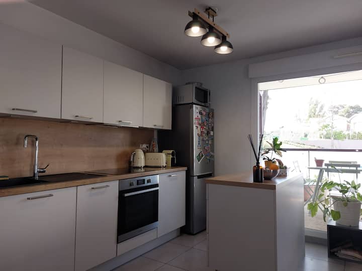 Grand Et Bel Appartement Moderne Avec 2 Terrasses - ibis Styles Lyon Bron Eurexpo