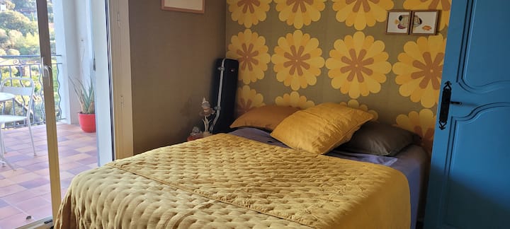 Chambre Confortable Vue Mer - Hyères