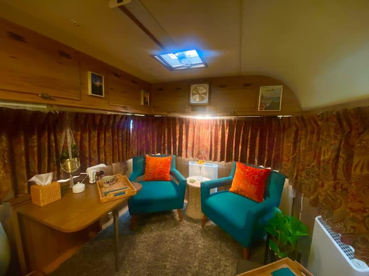 Vintage Camper Overlooking Seneca Lake - Seneca Lake, NY