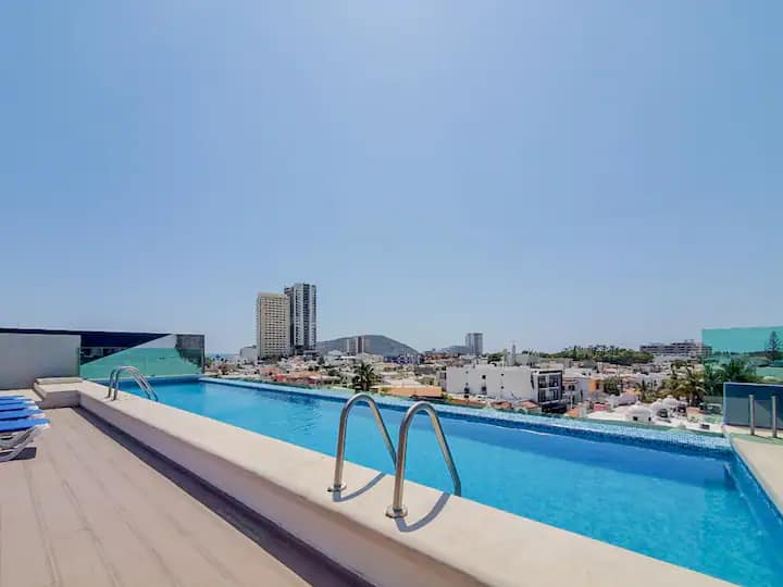 Zona Dorada Depa Exclusivo 2rec 3camas + Rooftop - Mazatlan