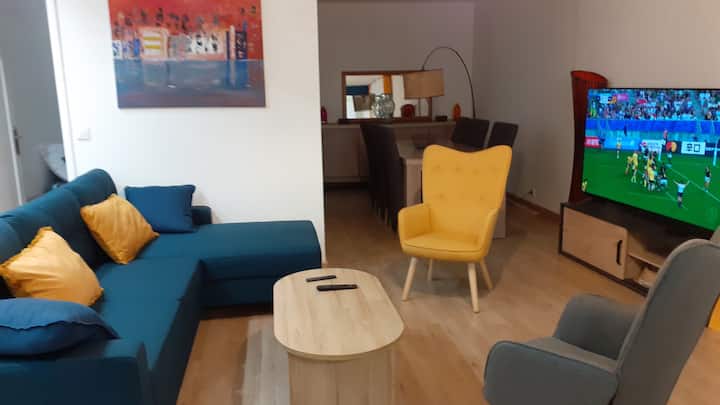 Appart. Cosy 1 à 4 Personnes Et Pl. Parking Privé - Colombes