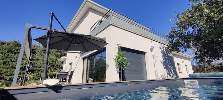 Villa Avec Piscine Et Vue Sur Le Pilat - Annonay