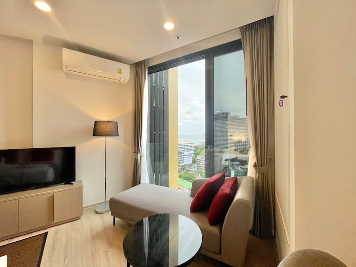 320 Edge Central Pattaya(1bed)city&partial Seaview - Pattaya City