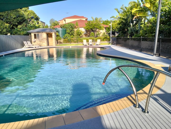 Entire Quiet Home;
Shared Pool & Close To The City - Brisbane