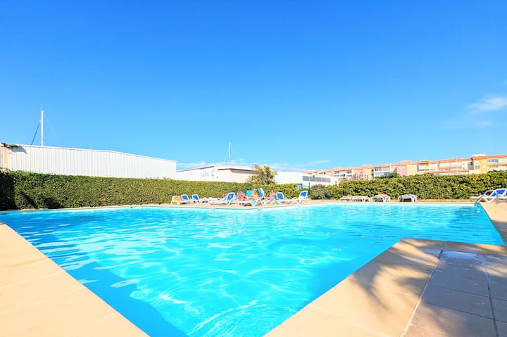 Appt Piscine/parking/terrasse - 200m De La Plage - Agde