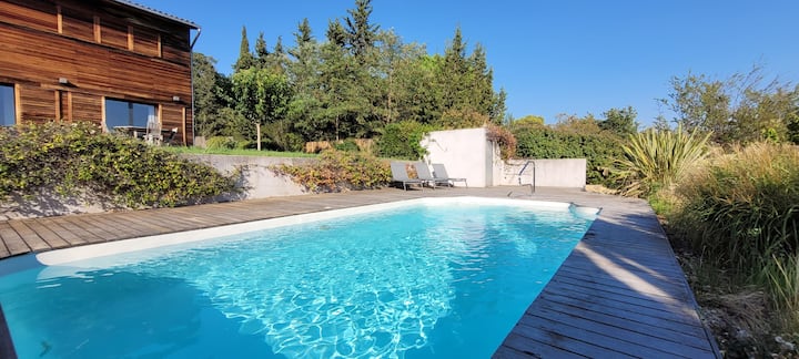 Maison Moderne Aix-piscine-4 Ch-clim-parking - Aix-en-Provence