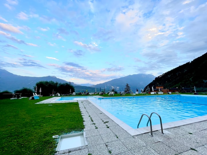 Casa Segantini 2.0 - Panorama Pool Apartment - Ledro