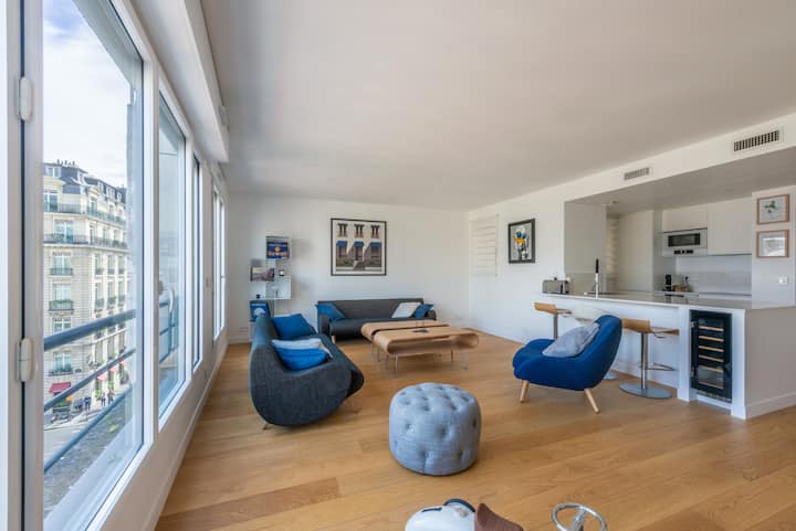 Beautiful Apartment Near Champs Elysées 90m2 Wa/c - Batignolles