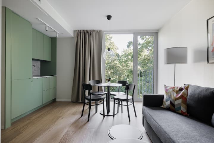 Minimalist Studio Within Medieval Walls - Stockholm