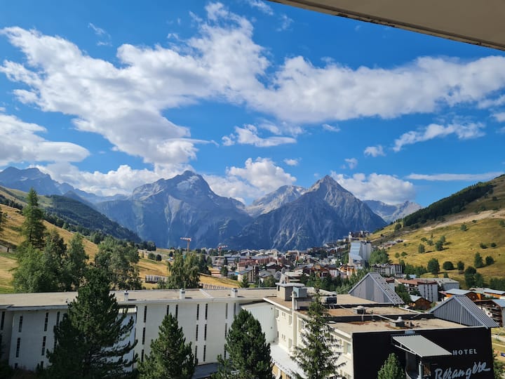 Studio Spacieux éQuipé. 4 Pers Vue Imprenable - Les Deux Alpes