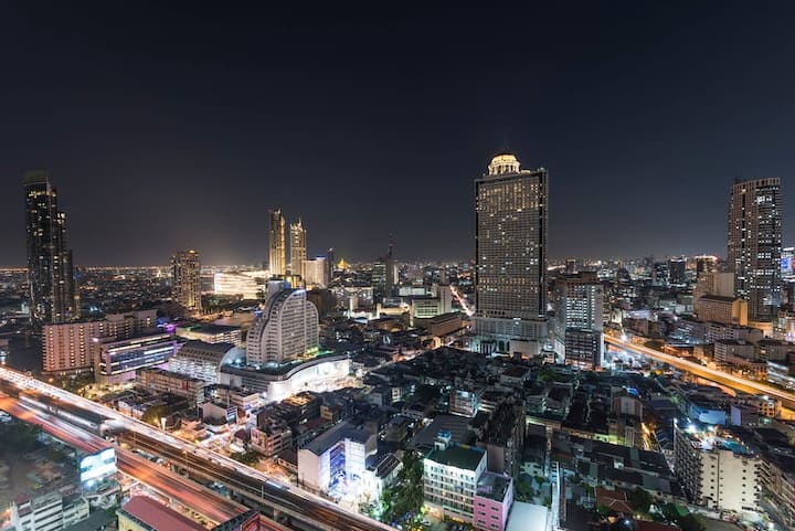 Nouveau*bangkok Centre-2 Chambres*netflix*31 éTage - Bangkok