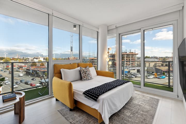 Ac/free Parking/skytrain/gym/roof Top/sleep 7 Ppl! - Vancouver