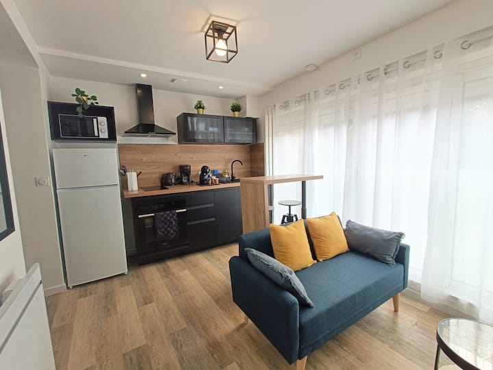 Cosy Aulnay-appart Cosy Blue - Aulnay-sous-Bois