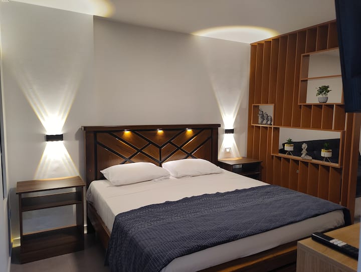 Beautiful Studio Equipetrol, Rooftop Restaurant - Bolivia