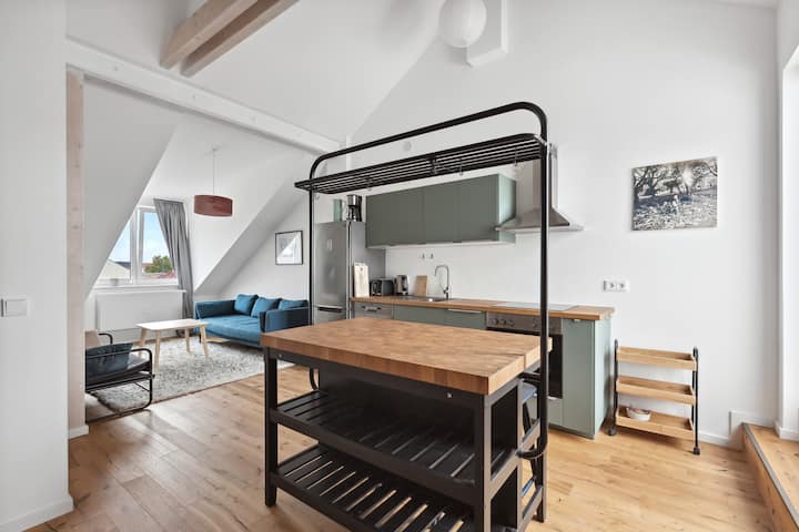 Modern Apartment With Roof Terrace Leipzig South - Leipzig