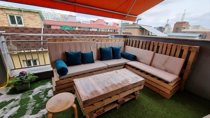 #홈파티 #홈캠핑
홈타운
테라스 휴식/친구.연인.모임.출장 - Suwon-si