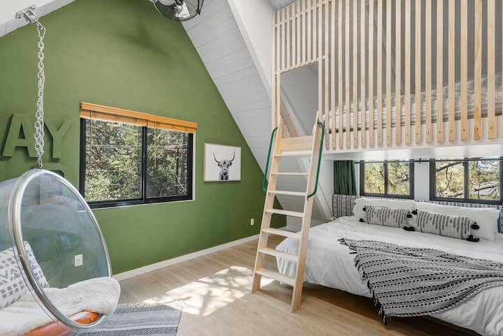 Running Springs Cabin (Tesla Charger/4 King Beds) - Running Springs