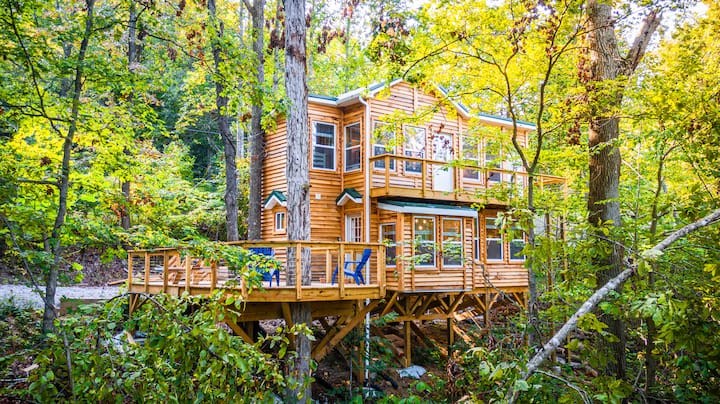 Lakefront Treehouse Cabin! - Treehouses for Rent in Mammoth Cave ...