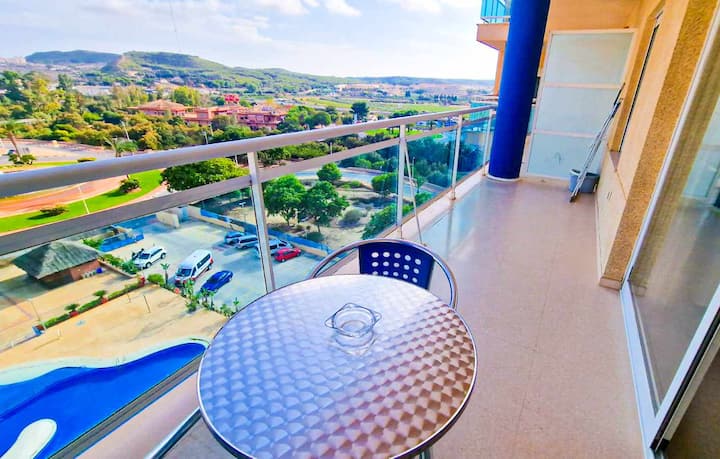 Tasteful Apartment Breath Taking View Pool & Hills - La Marina