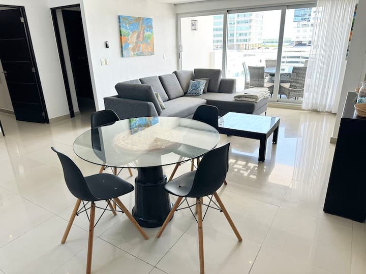 Modern 2br Condo • Pool • Prime Location - Cancún