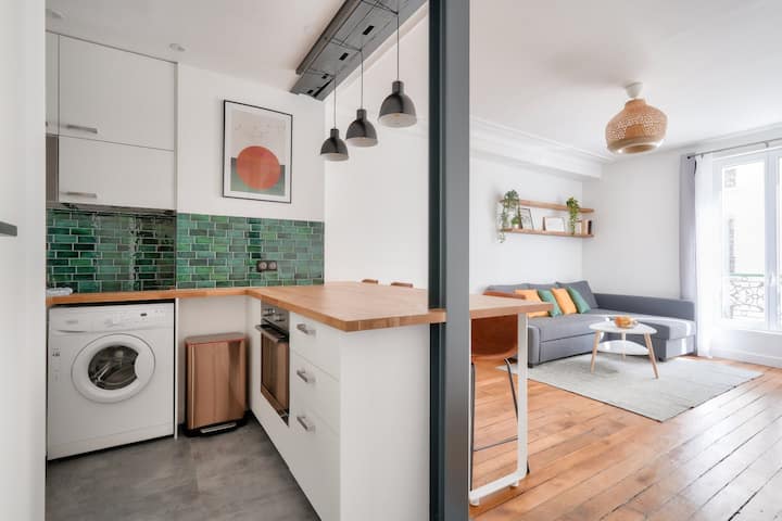 Charme Et Confort Au Cœur Des Batignolles - Párizs