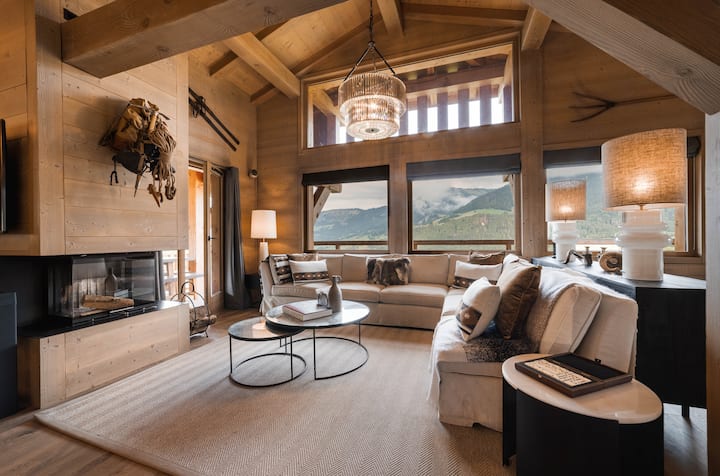 Luxury Grey Swan Megeve Chalet - Praz-sur-Arly