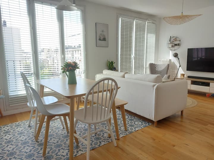 Appart Calme Avec Parking - Porte de Saint-Ouen