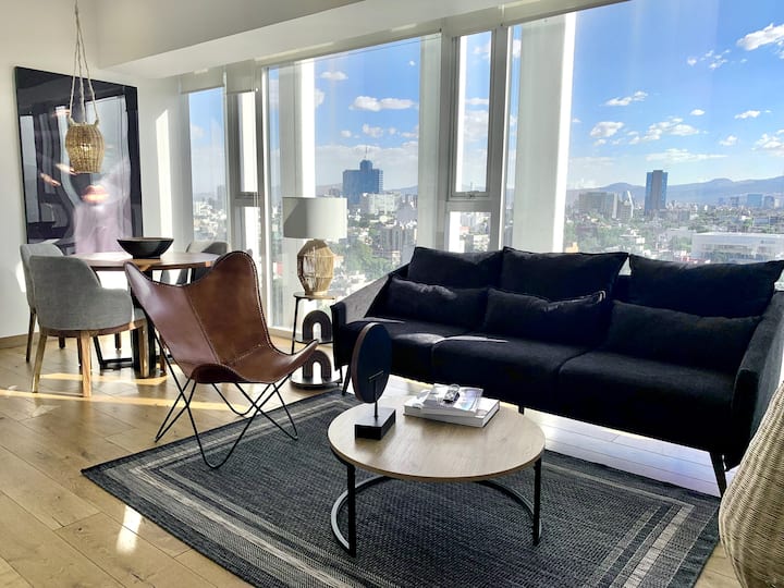 Luxury In Condesa: A/c+14th Floor+incredible Views - Mexico City