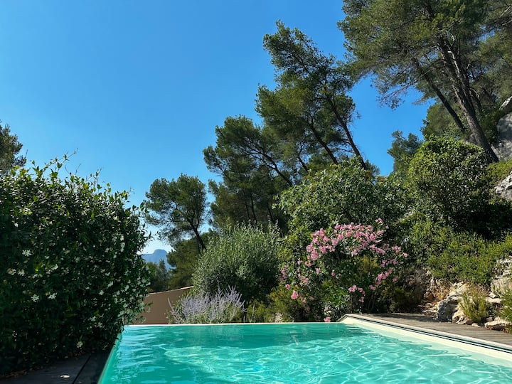 B&b Les Têtes De Mules: Studio Grison-adults Only - Cuges-les-Pins