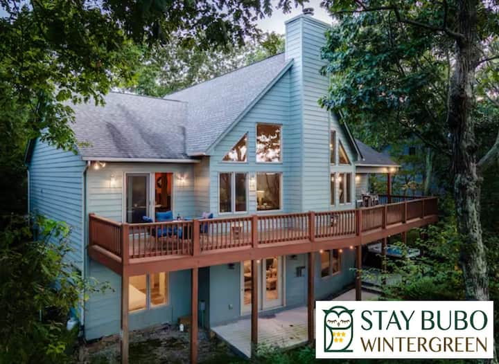 5 Min Toski: Mtn View Hot Tub Grill Chef's Kitchen - Nellysford, VA