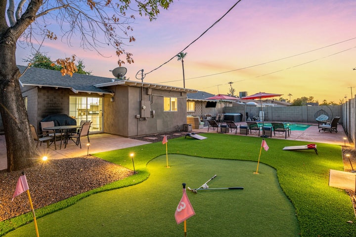 Old Town Escape|free Heated Pool & Spa|sleeps 12 - Scottsdale, AZ