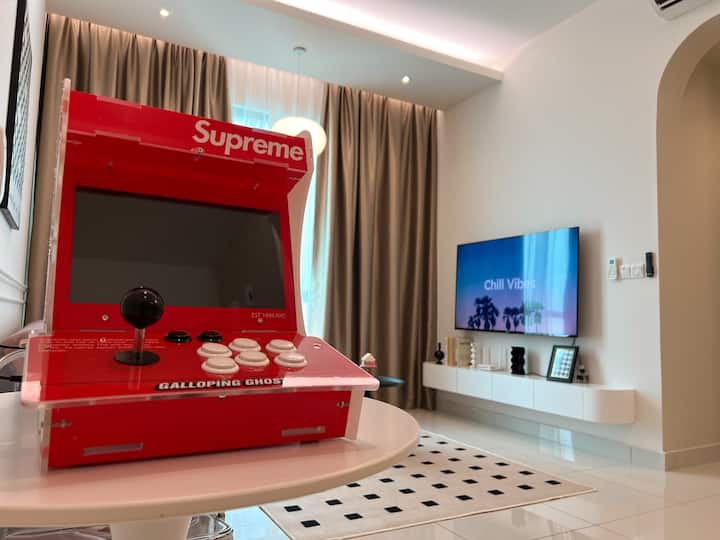 5-8 Pax Sunway Lagoon Pyramid Kid Cozy Apartment - Petaling Jaya