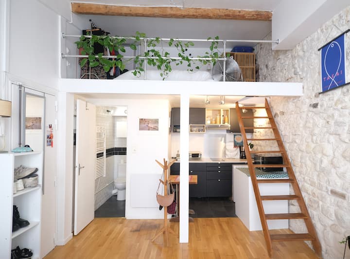Charmant Studio Avec Mezzanine - Parigi