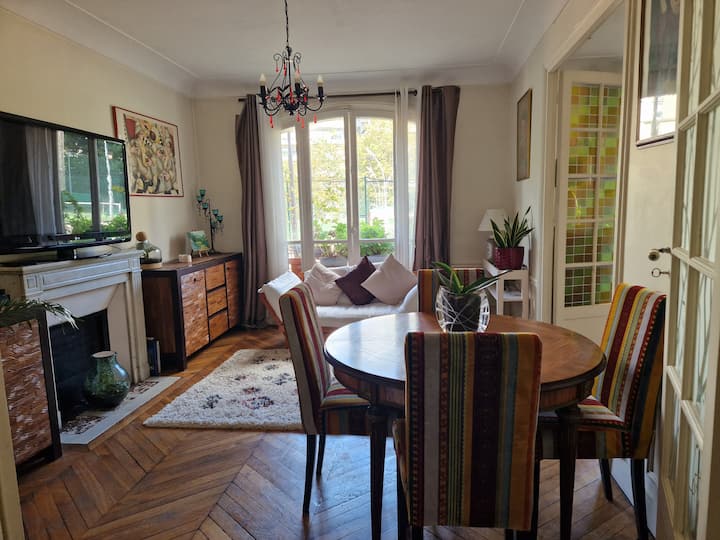 Appartement Familial, Charme Parisien - París