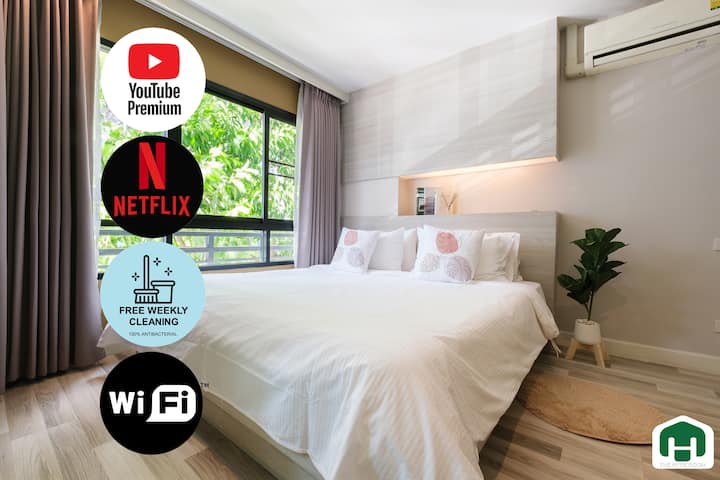 1bd-central Sathorn-near Bts/brt-free Weekly Clean - Yan Nawa