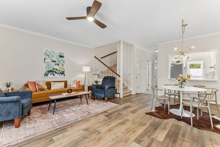 New Trendy Midtown Vibes Townhouse, Fenced Yard - Columbus, GA