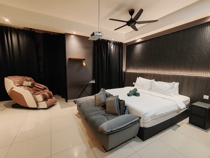 Luxury Couple Suites|bathtub|netflix|near Jonker - Malacca