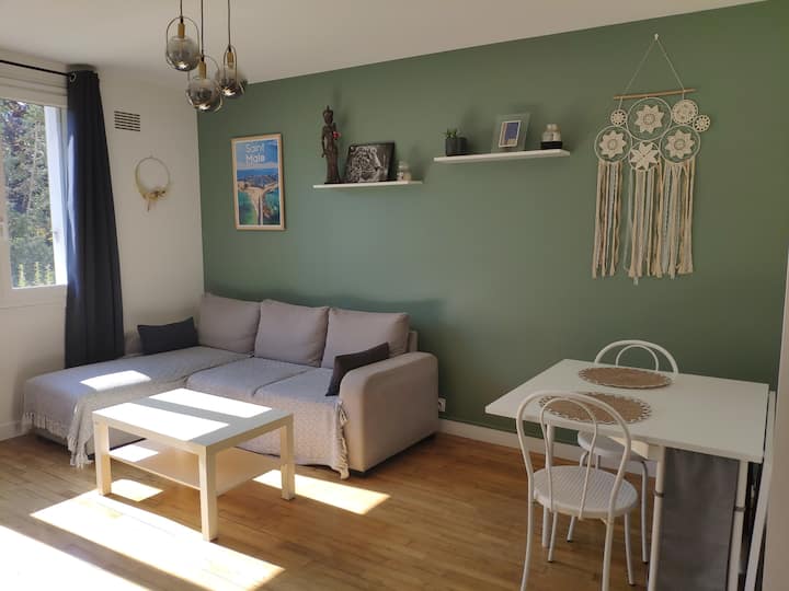 T2 Calme & Cosy Proche De Tout - Rennes