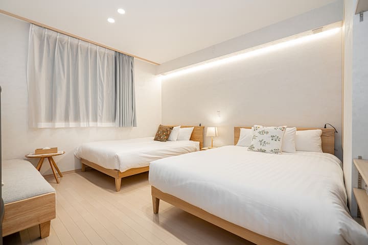 Cozy 2 Double Beds Flat With Sofa - Hanzomon Line - Ueno