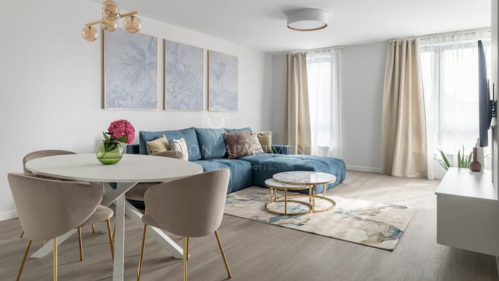 Luxurious Apartment With 1 Bedroom And Balcony - Gdańsk