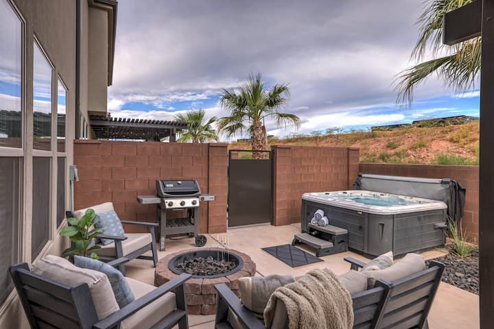 Private Hottub+firepit+bbq *Heated Pool -Near Zion - Washington, UT