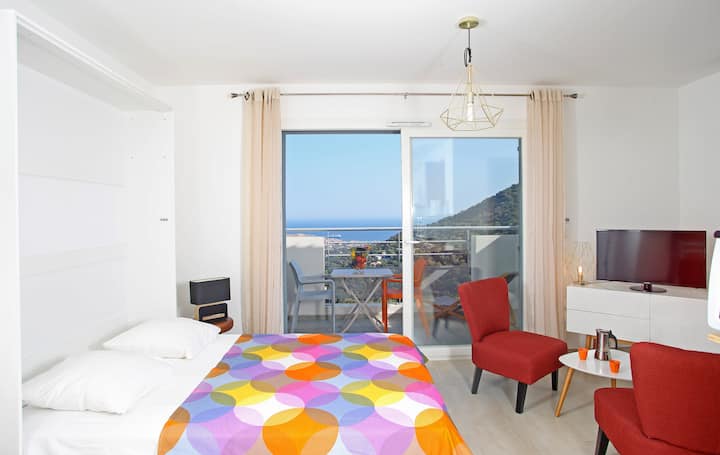 Appartement T1 - Vue Panoramique - Algajola