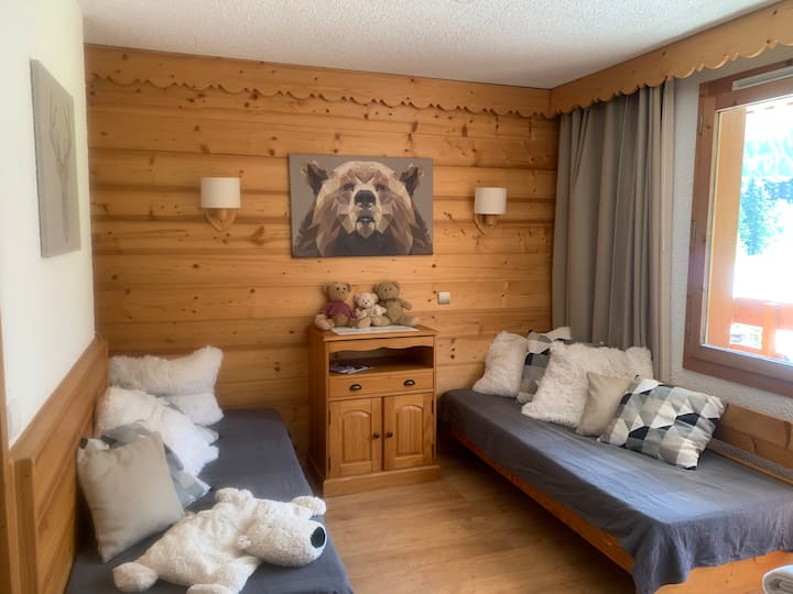 Appt Chaleureux, 4 Personnes. Pied Des Pistes. - Les Avanchers-Valmorel