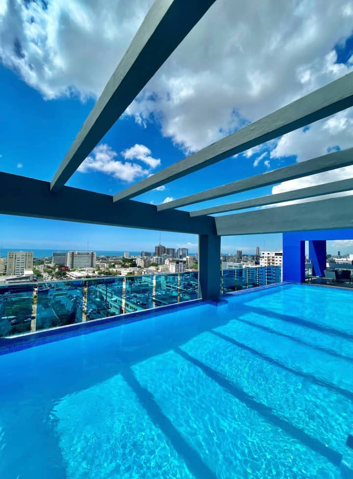 Stunning City View Apartment/rooftop Pool - Santo Domingo
